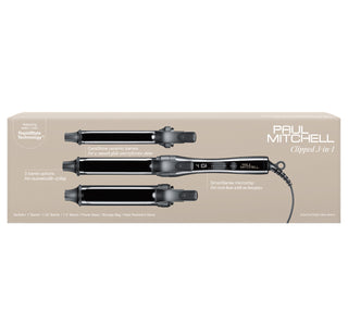 Paul Mitchell Clipped 3-in-1 Ceramic Interchangeable Curling Iron