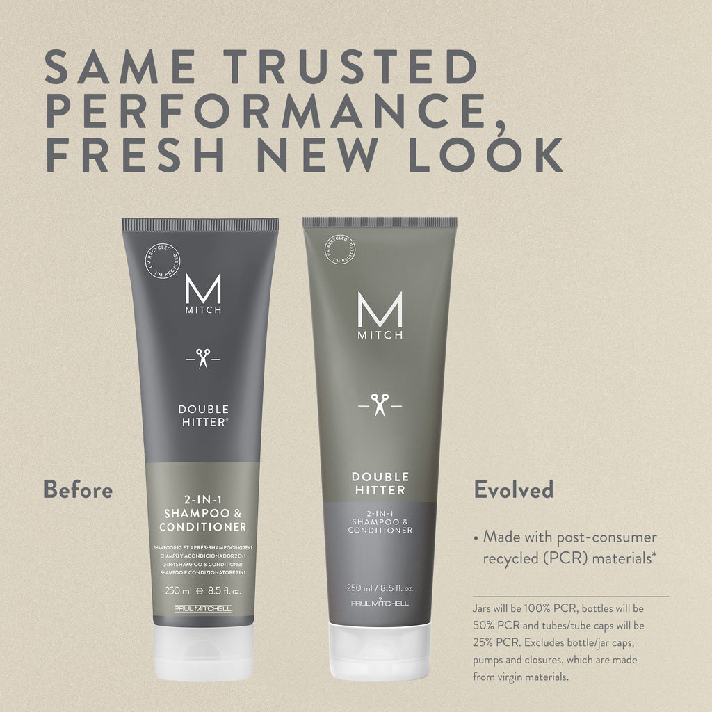Double Hitter 2-in-1 Shampoo & Conditioner | MITCH | JPMS