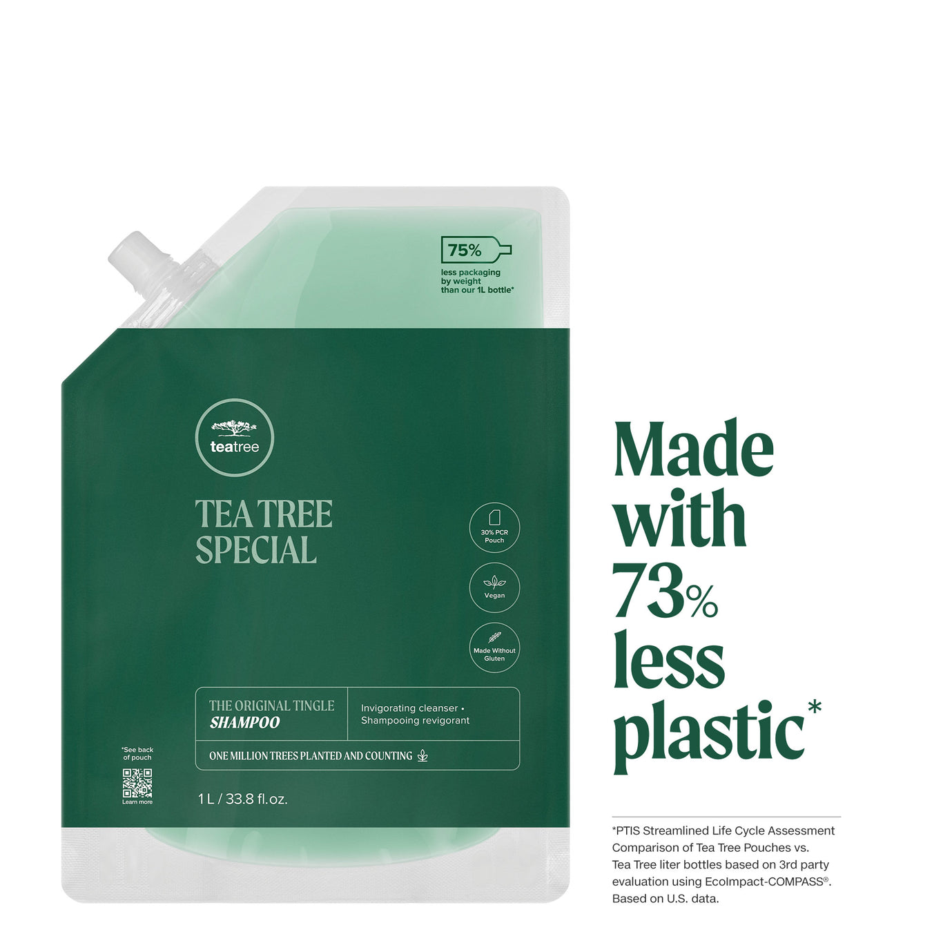 Shampoo Refill Pouch | Tea Tree | JPMS