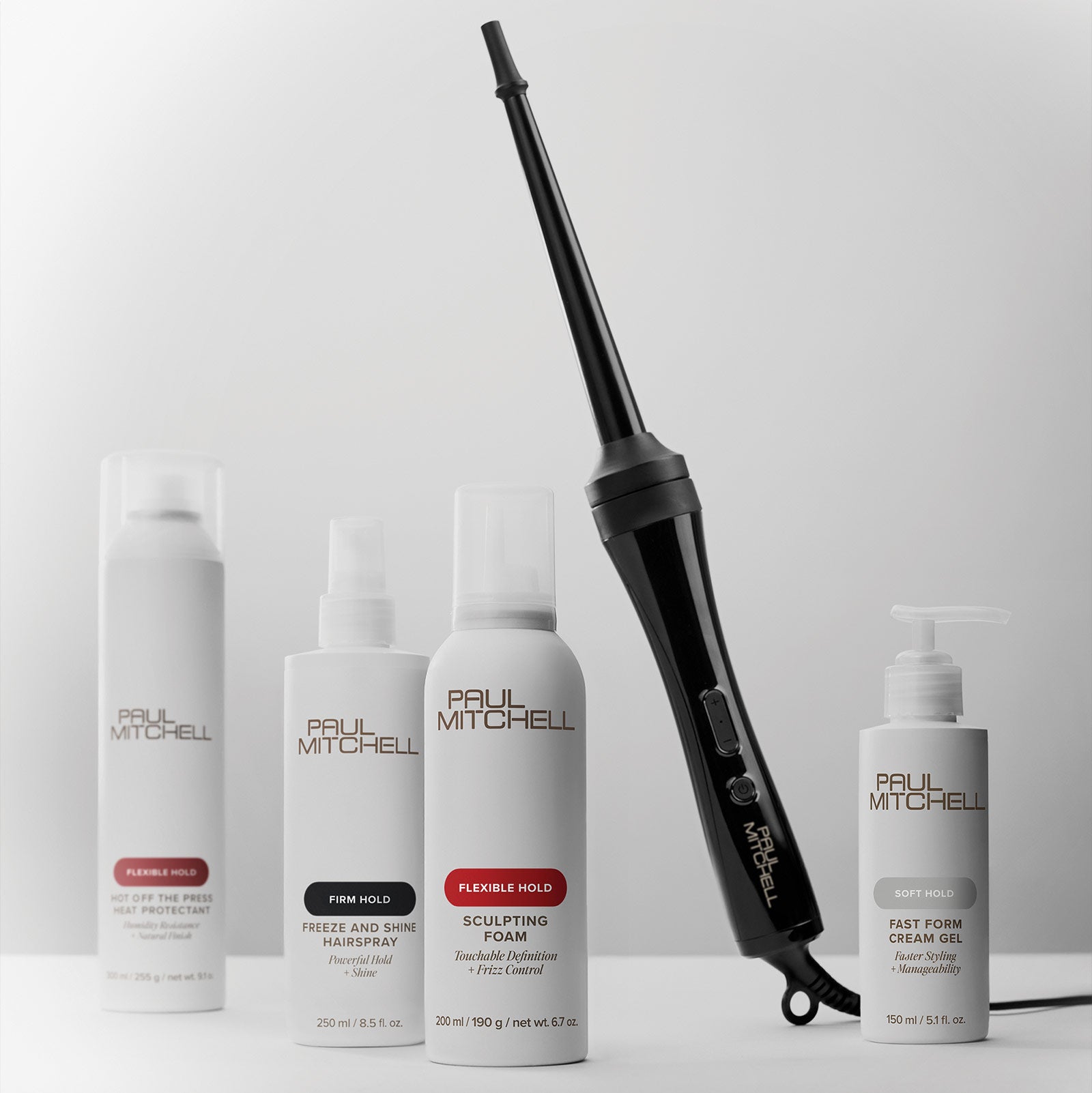 Paul Mitchell Clipped 3-in-1 Ceramic Interchangeable Curling Iron