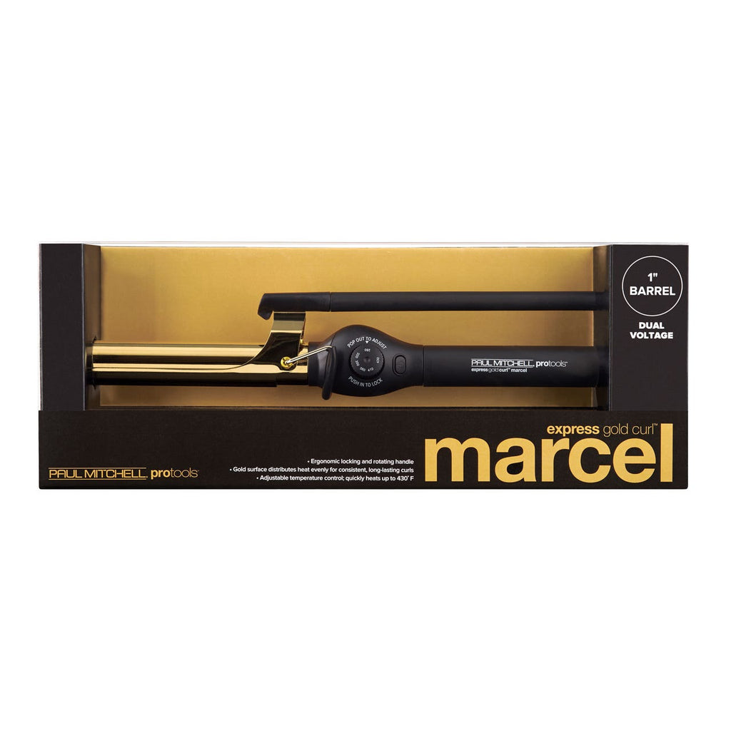 Express Gold Curl Marcel Titanium Curling Iron | Pro Tools | JPMS